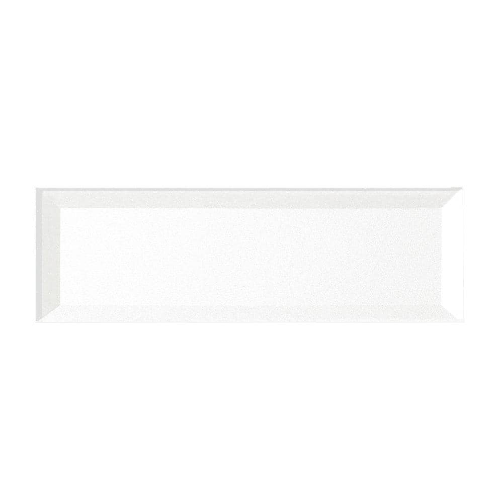 Have a question about ABOLOS Forever White 3 in. x 12 in. Bevel Glass ...