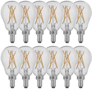 Feit Electric 60-Watt Equivalent A15 E12 Candelabra Dimmable CEC Clear ...