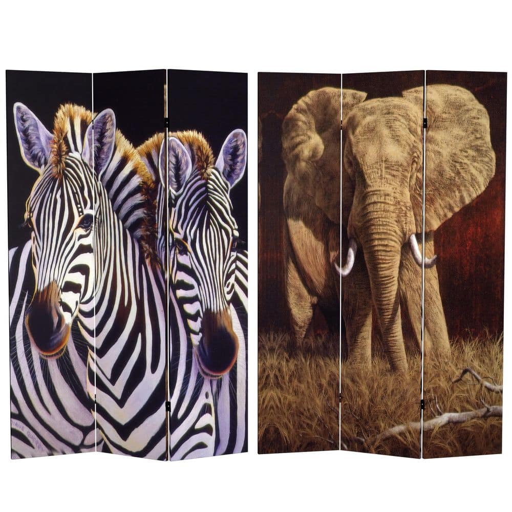 RED LANTERN 6 ft. Printed 3-Panel Room Divider CAN-ZEB - The Home Depot