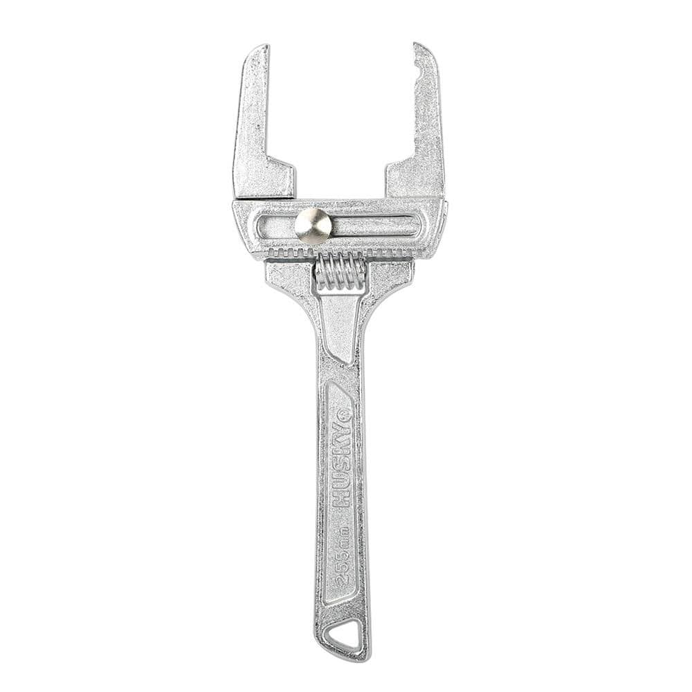Husky ADJUSTABLE PLUMBERS Wrench 00162 - The Home Depot