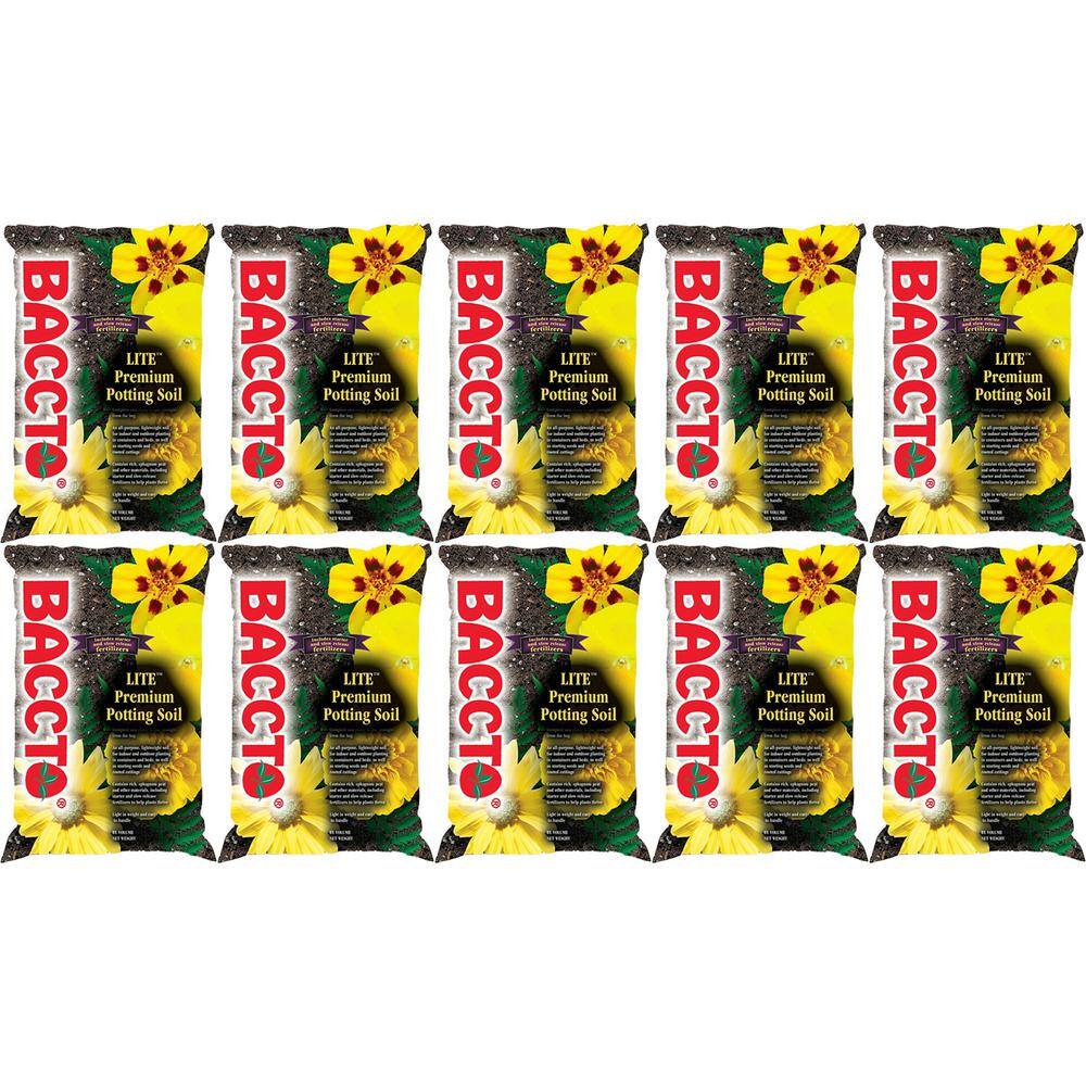 Michigan Peat Baccto Lite Premium Potting Garden Soil 20 Qt Bag 10 Michigan Peat Baccto Lite Premium Potting Garden Soil 20 Qt Bag 10