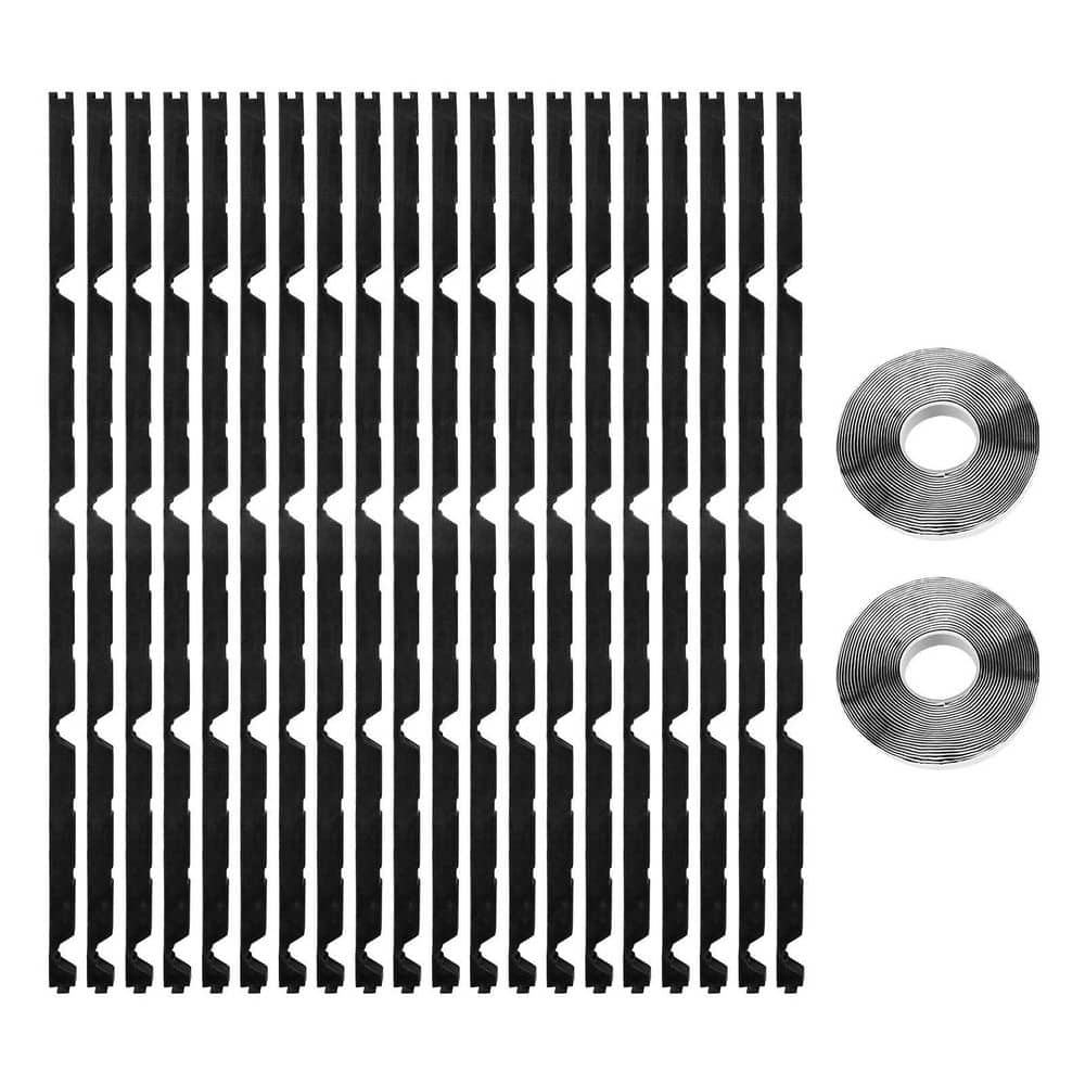 xinyoec Foam Closure Strips, Metal Roof Outside Closure Strip with 2 ...