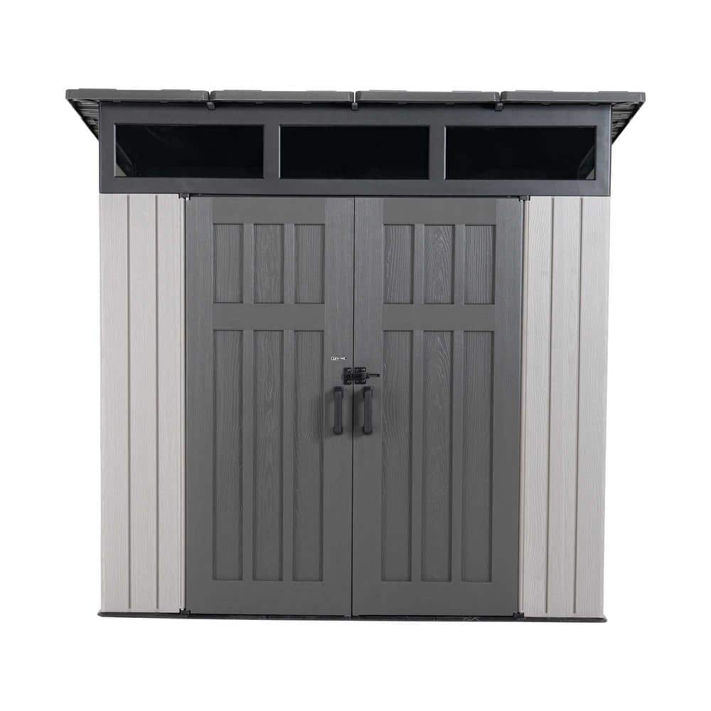 Lifetime 8.3 ft. W x 8.3 ft. D Resin Shed (54.4 sq. ft.) 60336 - The ...