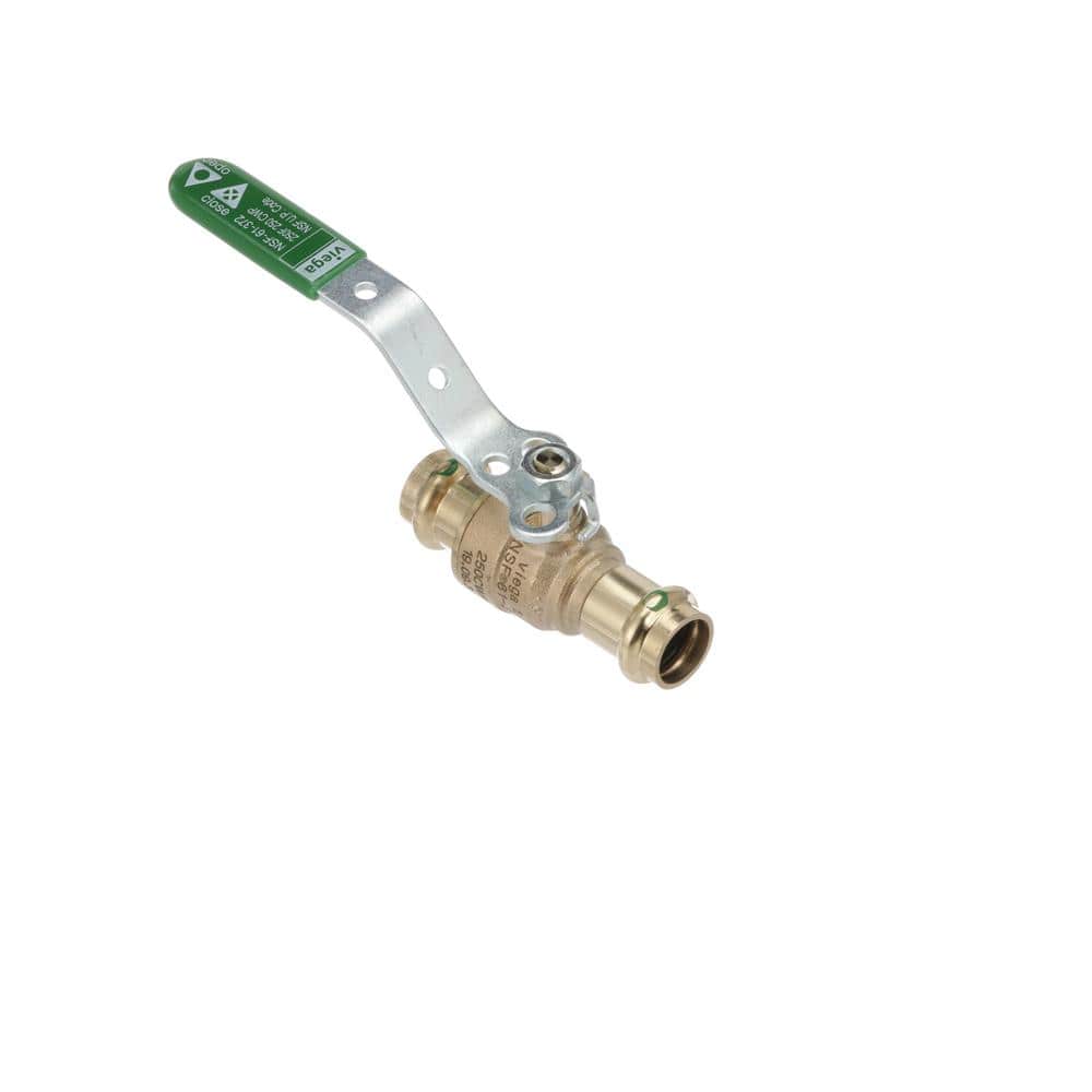 Viega ProPress 1-1/2 in. Press Zero-Lead Bronze Ball Valve 79940 - The ...