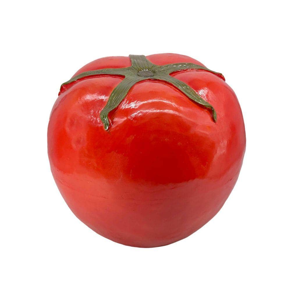 Galt International Tomato Stool Polyresin Side Table 19" FY10014AM ...
