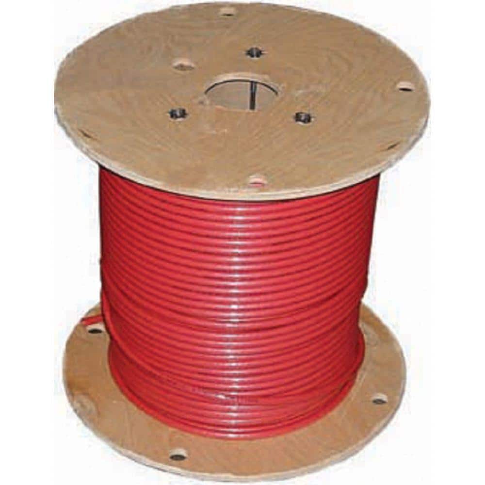 Southwire (By-the-Foot) 2 Red Stranded CU SIMpull THHN Wire 20501399 ...