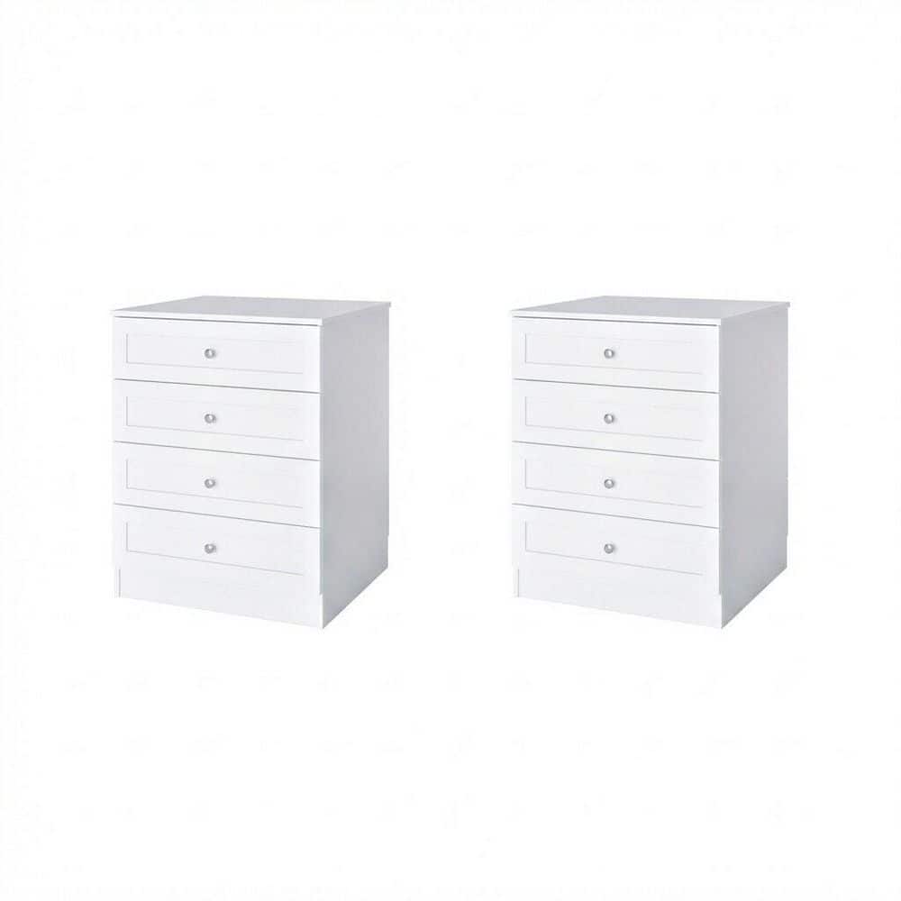 MODULAR CLOSETS Vista 31.5 in. W White Closet Island Freestanding with ...