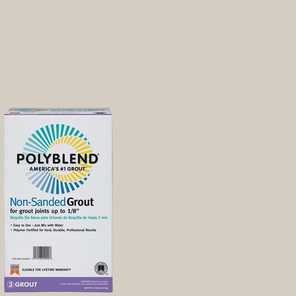 Custom Building Products Polyblend #545 Bleached Wood 10 lb. Non-Sanded ...