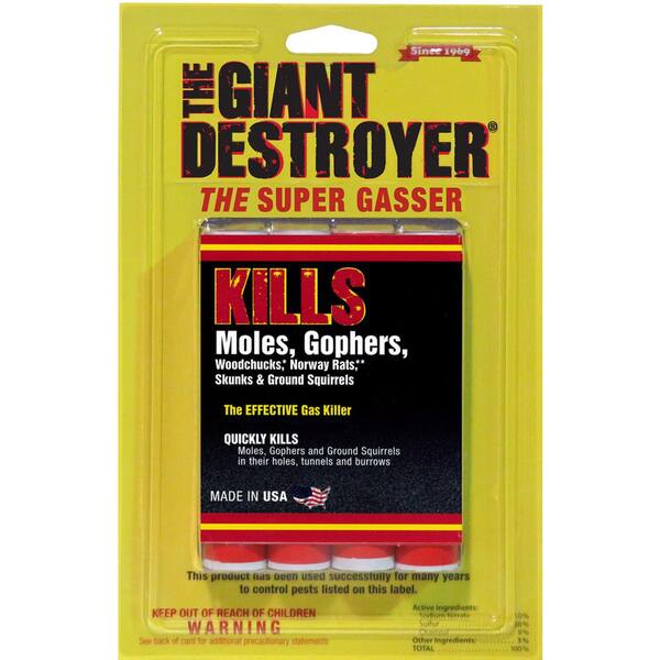Giant Destroyer 1.75 oz. Super Gasser Pest Killer (4-Pack) 00333X
