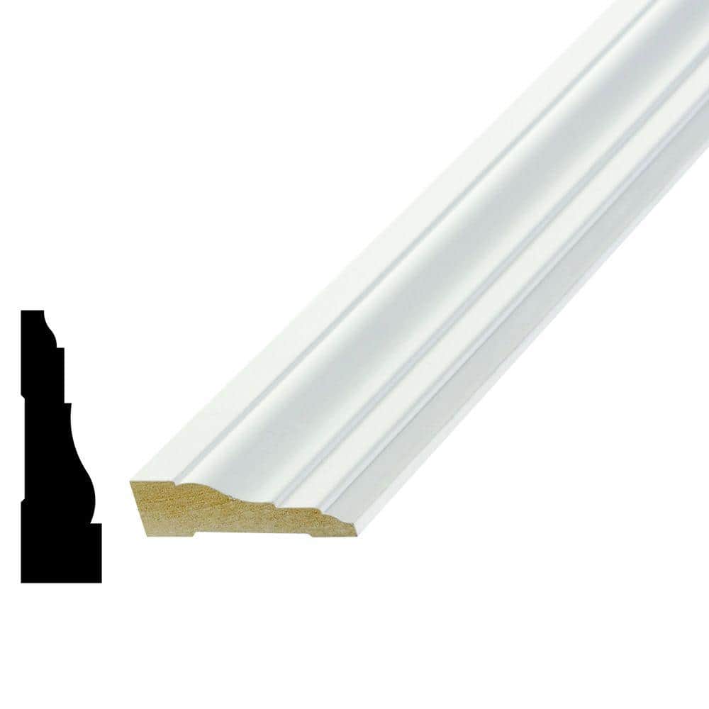 FINISHED ELEGANCE FE 366 5/8 in. x 2-1/4 in. Pre-Finished MDF Casing ...