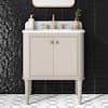 Home Decorators Collection Collette 30 in. Single Sink Greige Bath ...
