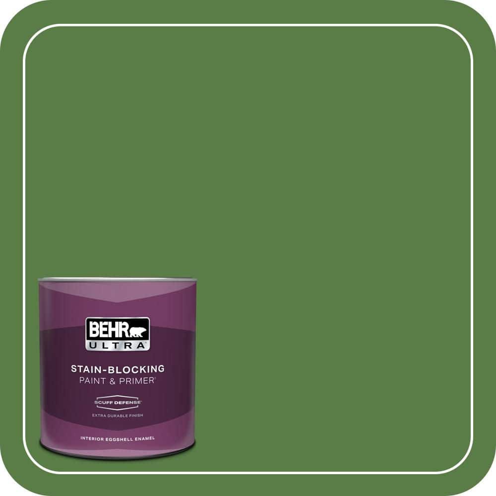 BEHR ULTRA 1 qt. #S-H-430 Mossy Green Extra Durable Eggshell Enamel ...