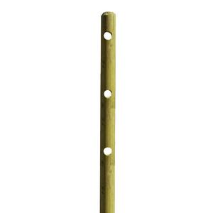 JCT Company 5 in. x 5 in. x 6-1/2 ft. Pressure-Treated Fir 3-Hole Fence ...