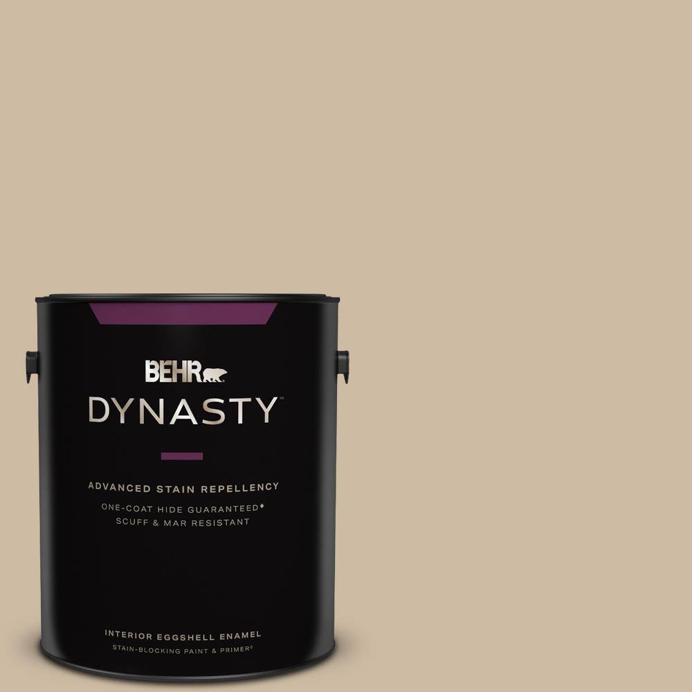 BEHR DYNASTY 1 gal. #710C-3 Gobi Desert Eggshell Enamel Interior Stain ...