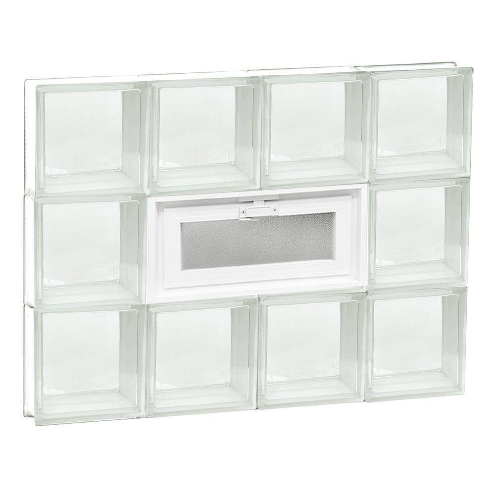 Clearly Secure 31 in. x 23.25 in. x 3.125 in. Frameless Clear Vented ...