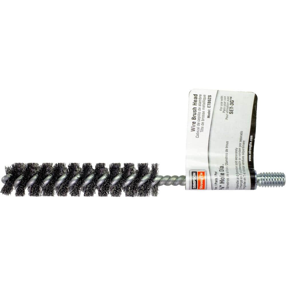 Simpson Strong-Tie ETBS 5/8 in. Wire Hole-Cleaning Brush Head ETB62S ...