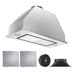 AWOCO Super Quiet 30 in. 800 CFM Ducted Split Insert Range Hood in ...