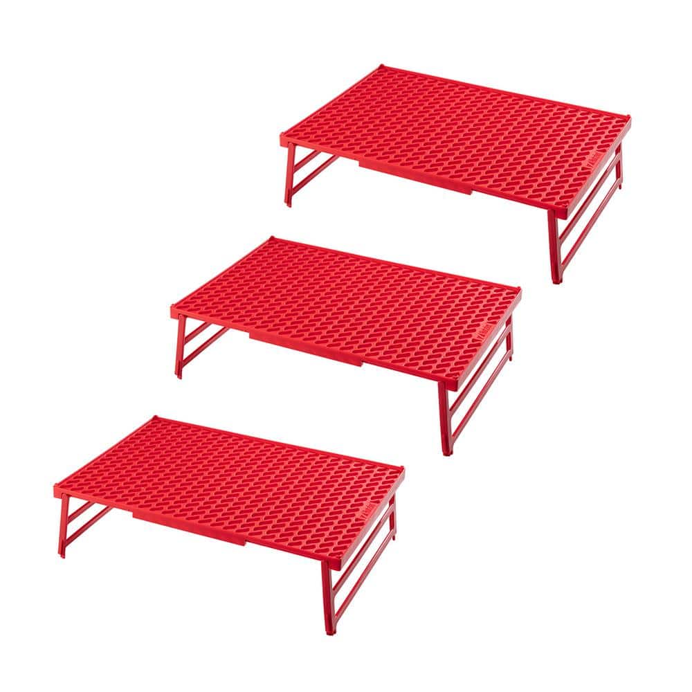 Hutzler Cool Wave Red Stackable Cooling Rack 3-Pack 3657-3RD - The Home ...