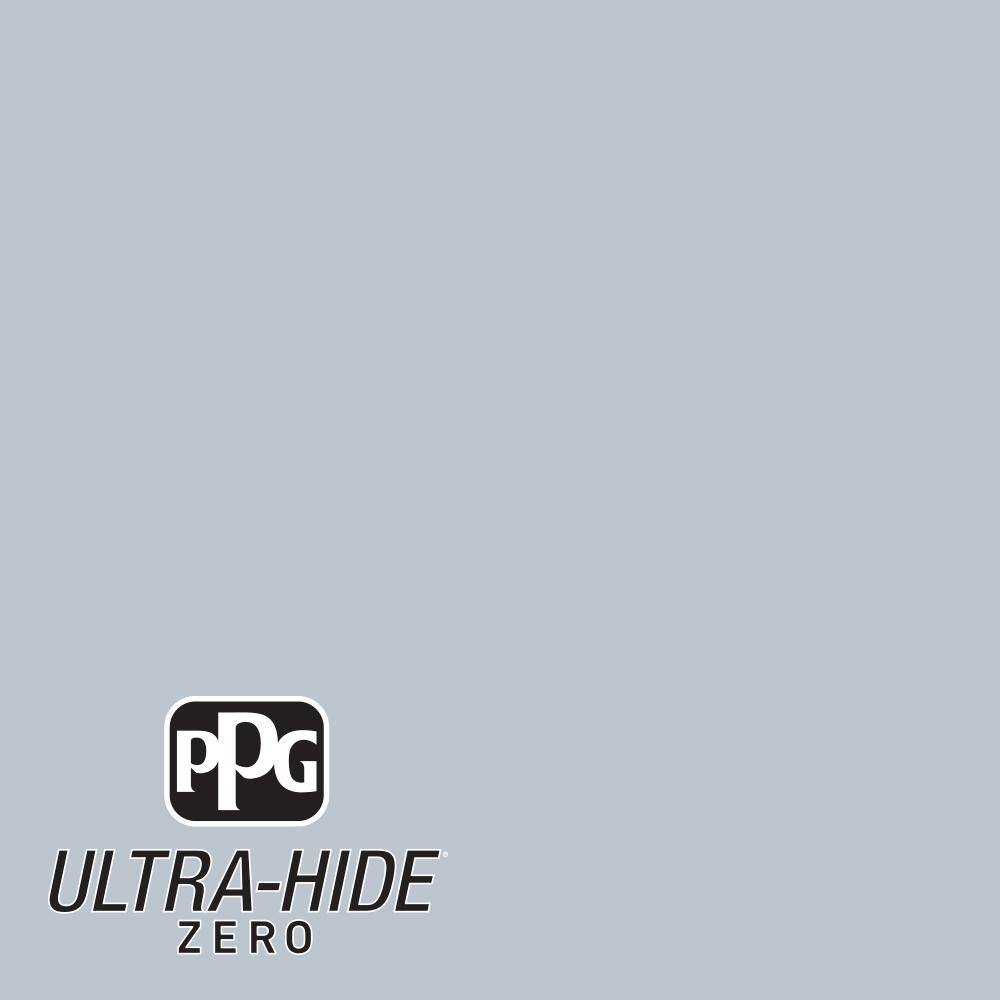 PPG 1 gal. #HDPB62U Ultra-Hide Zero Antique Silver Flat Interior Paint ...