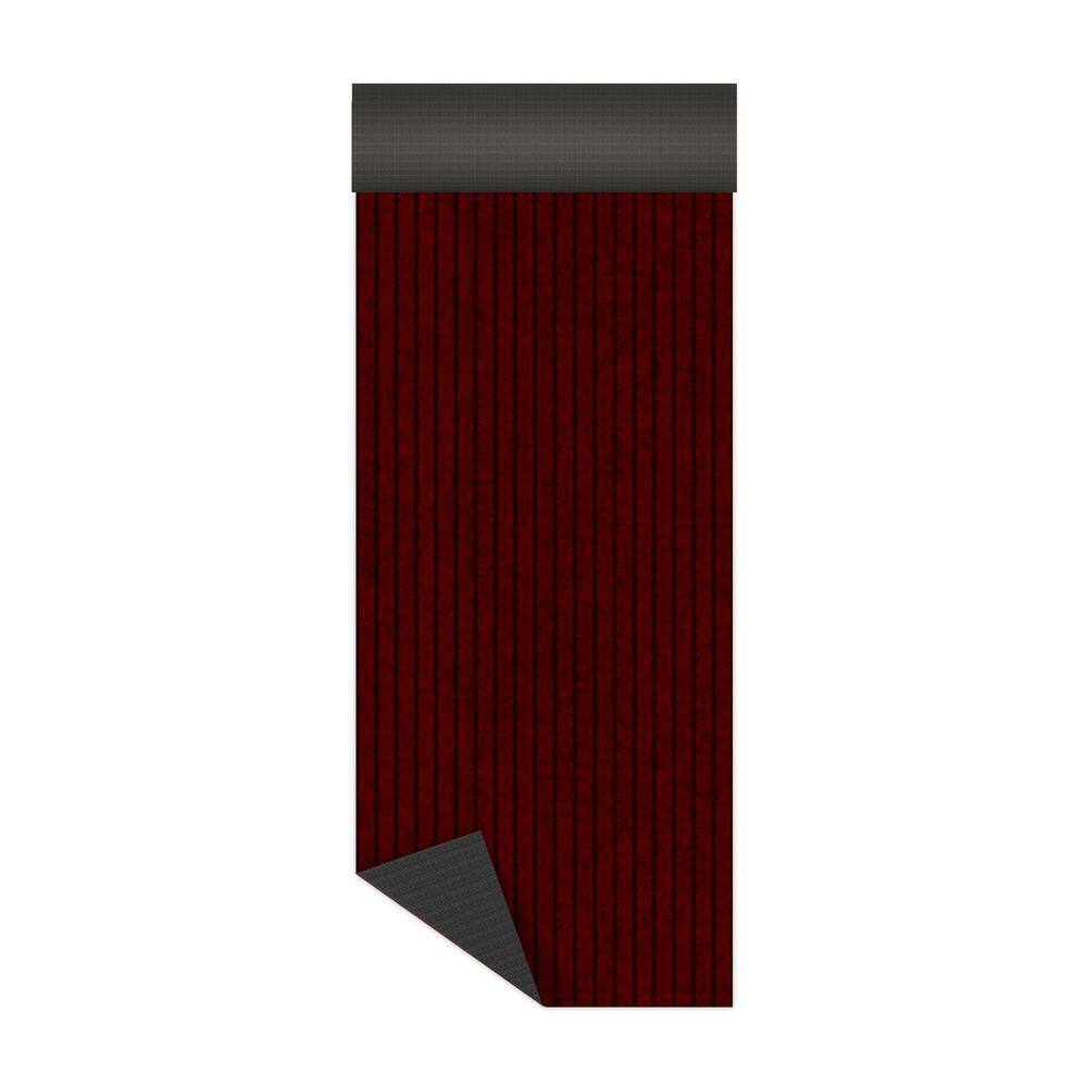 Diagona Designs Deep Brick Red-Industrial Rib 31 in. x 11 ft. Utility ...