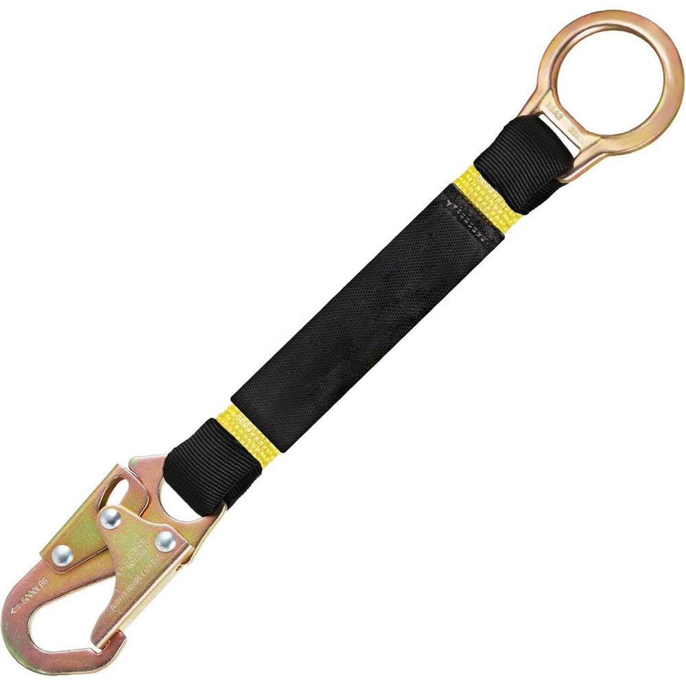 KIWDZFU 18 in. D-Ring Extender Self Retracting Lifeline with Snap Hook ...