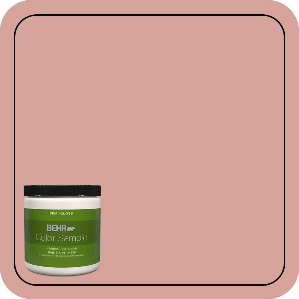 BEHR PREMIUM PLUS 8 oz. #S160-3 Bubble Shell Semi-Gloss Interior ...