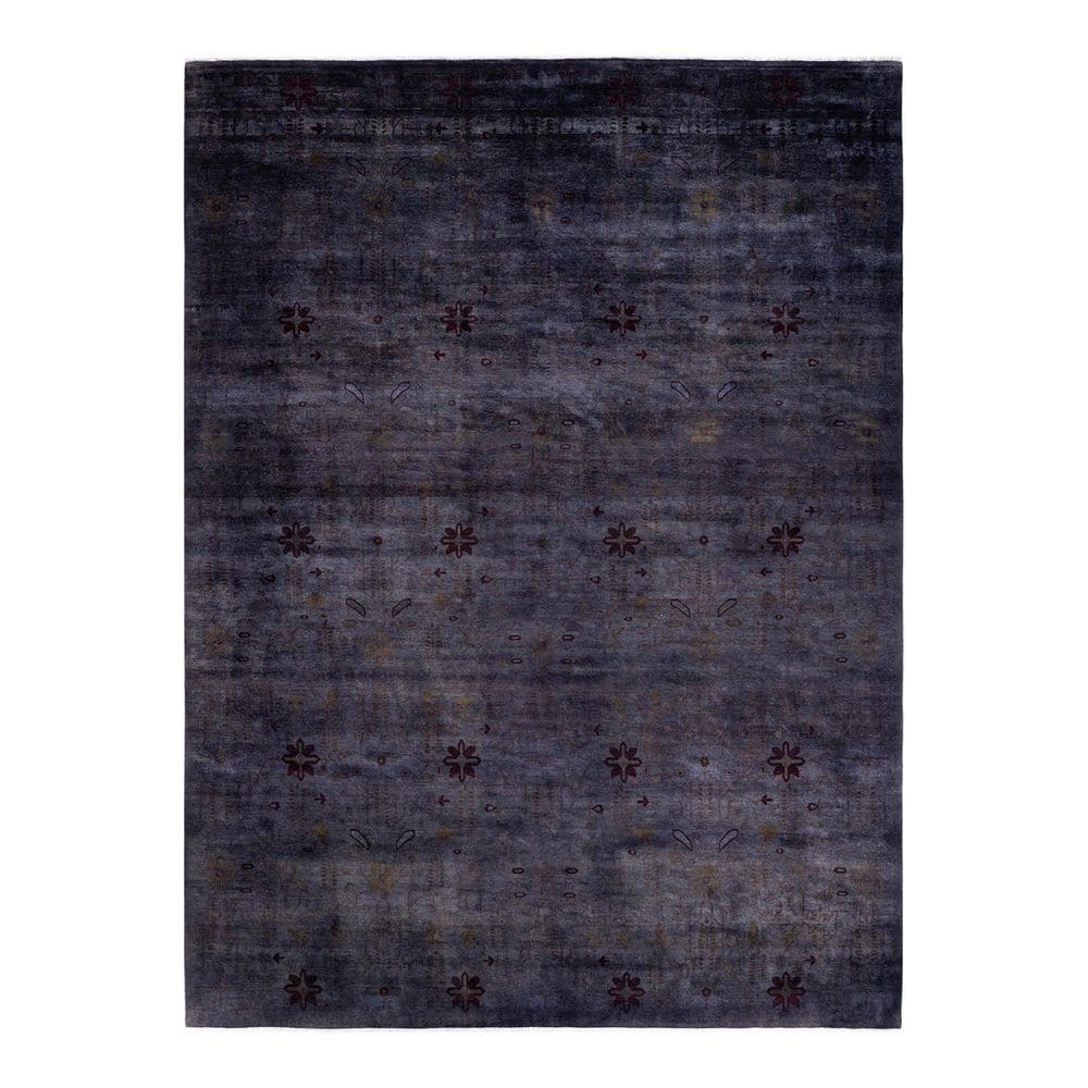 Chloe & Olivia Home Overdyed Gray 10 ft. x 13 ft. 8 in. Wool Indoor ...