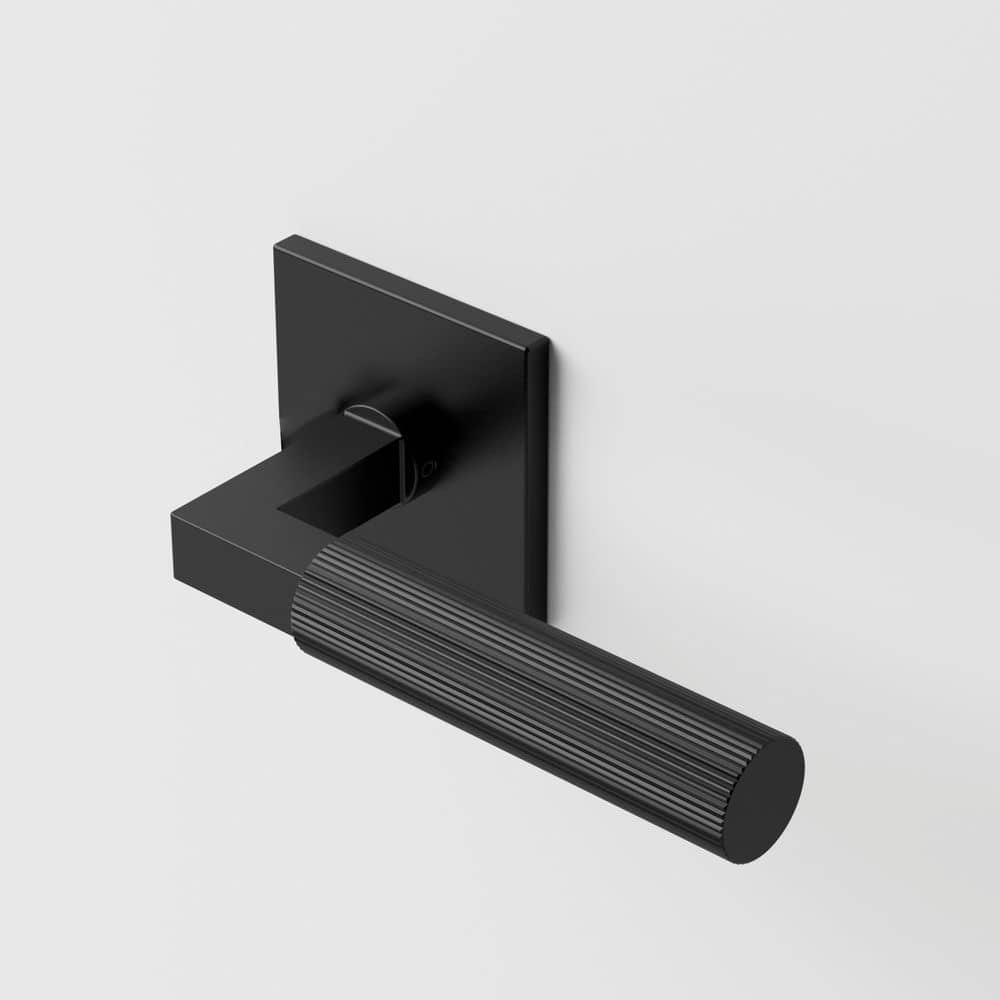 McBowery Mila Matte Black Modern Heavy Duty Linear Interior Dummy Door ...