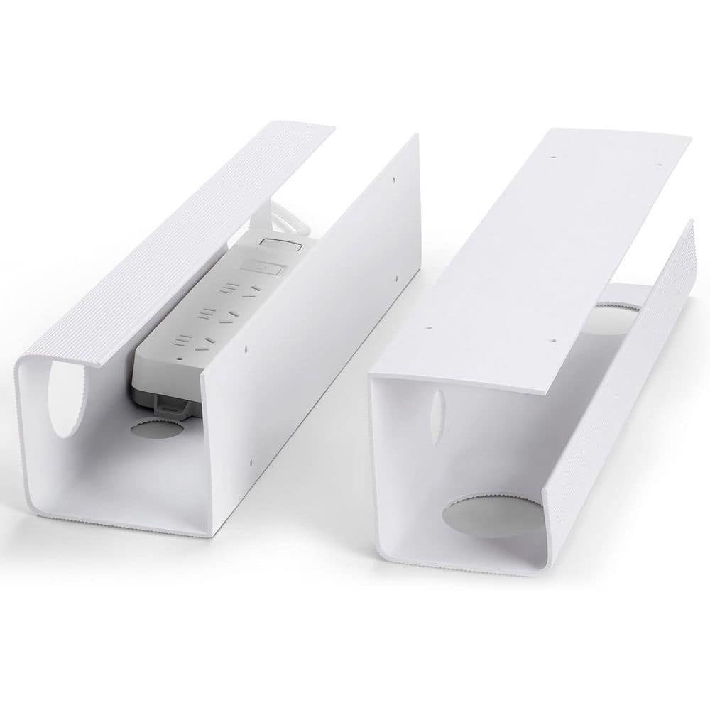 Yichuhaoxi Under Desk Cable Management Tray Large Capacity Cord ...