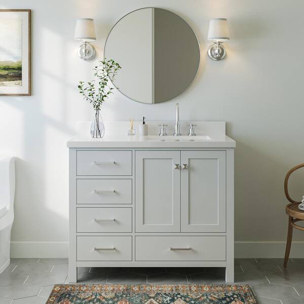 Reviews for ARIEL Cambridge 43 in. W x 22 in. D x 36 in. H Vanity in ...