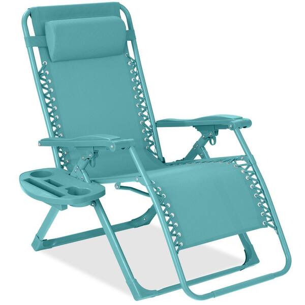 Best Choice Products Caribbean Metal Zero Gravity Folding Beach Chair ...