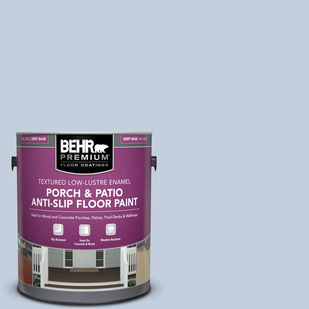 BEHR PREMIUM 1 gal. #PPU15-17 Monet Textured Low-Lustre Enamel Interior ...