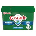 Cascade Complete 75 oz. Fresh Scent Dishwasher Gel with Dawn ...