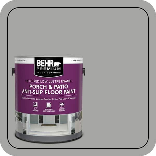 BEHR PREMIUM 1 gal. #PPU24-18 Great Graphite Textured Low-Lustre Enamel ...
