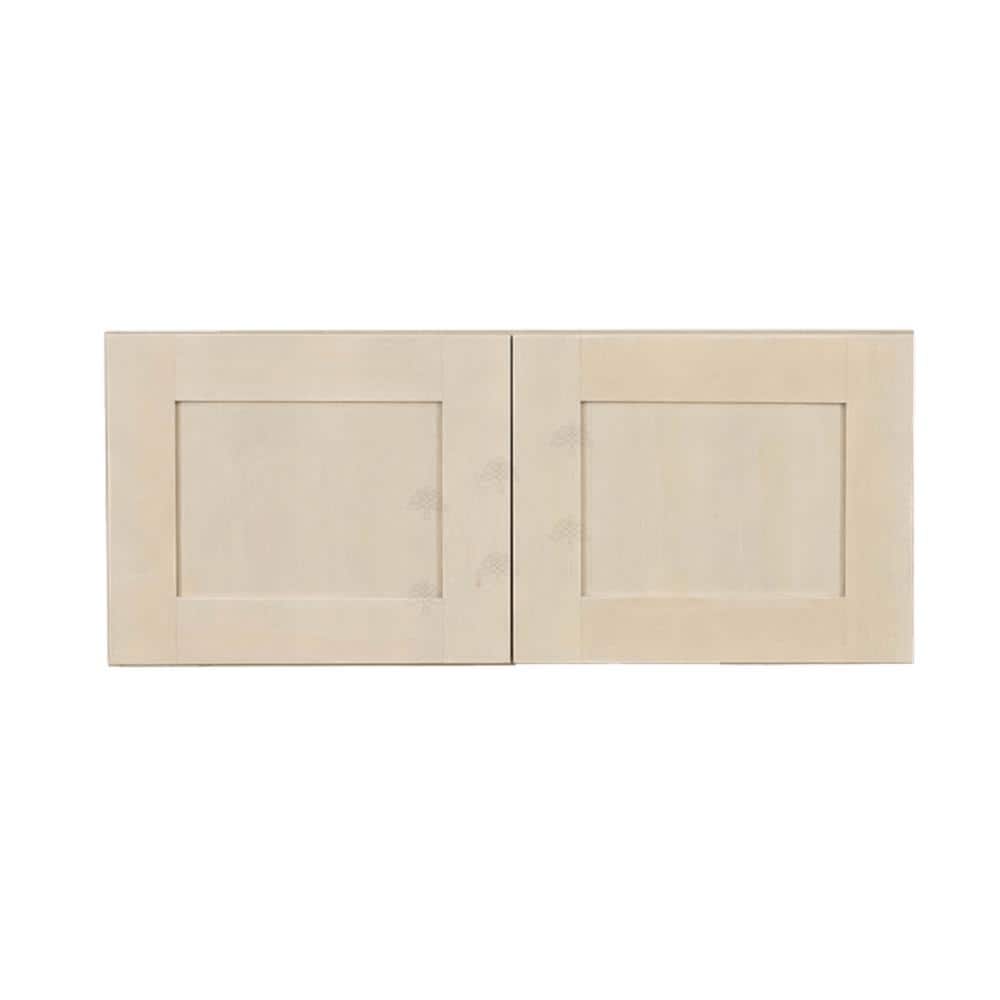 LIFEART CABINETRY Lancaster Shaker Assembled 36x18x24 in. Wall Cabinet ...