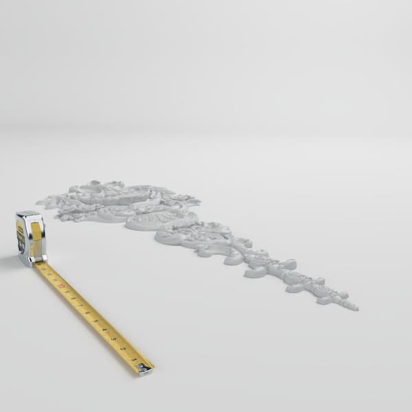 Ekena Millwork 1.13 in. x 14.75 in. x 35.375 in. Polyurethane Applique ...