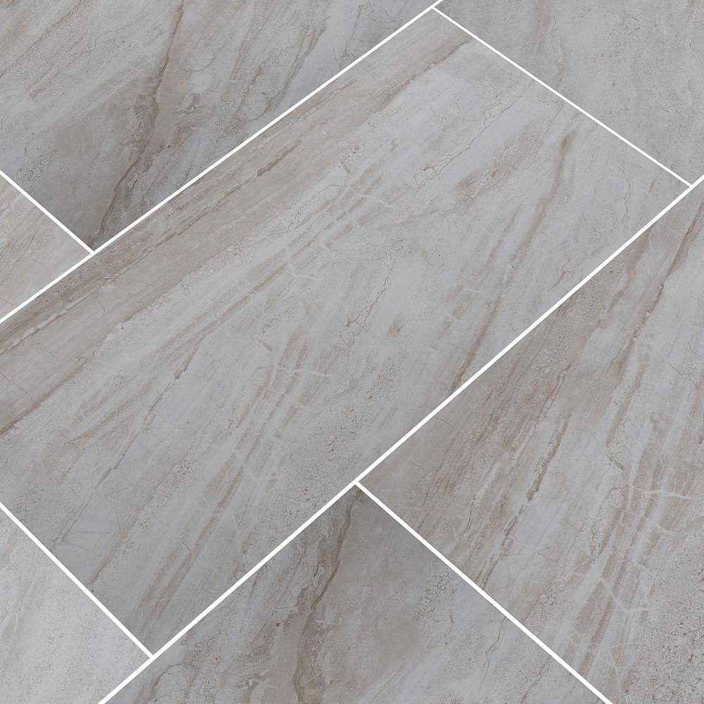 Buy Vigo Gris 12 in. x 24 in. Matte Ceramic Floor and Wall Tile (28 ...