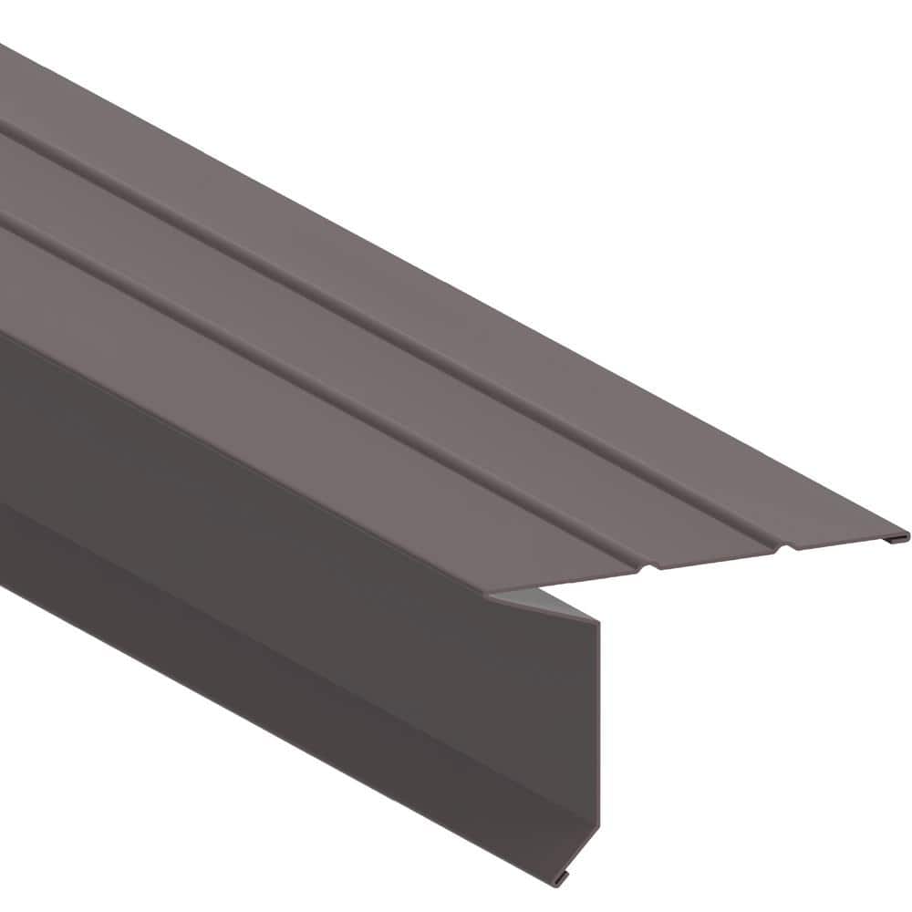 Gibraltar Building Products 1-1/2 in. x 1 in. x 10 ft. Aluminum Eave ...