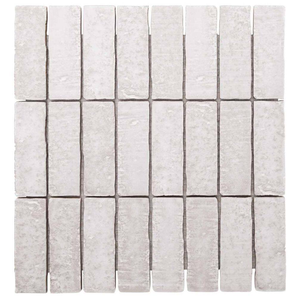 Ivy Hill Tile Creston Chalk White 4 in. x 0.39 in. Stacked Matte ...