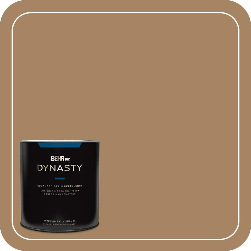 BEHR DYNASTY 1 qt. #290F-5 Wooden Swing Satin Enamel Interior Stain ...
