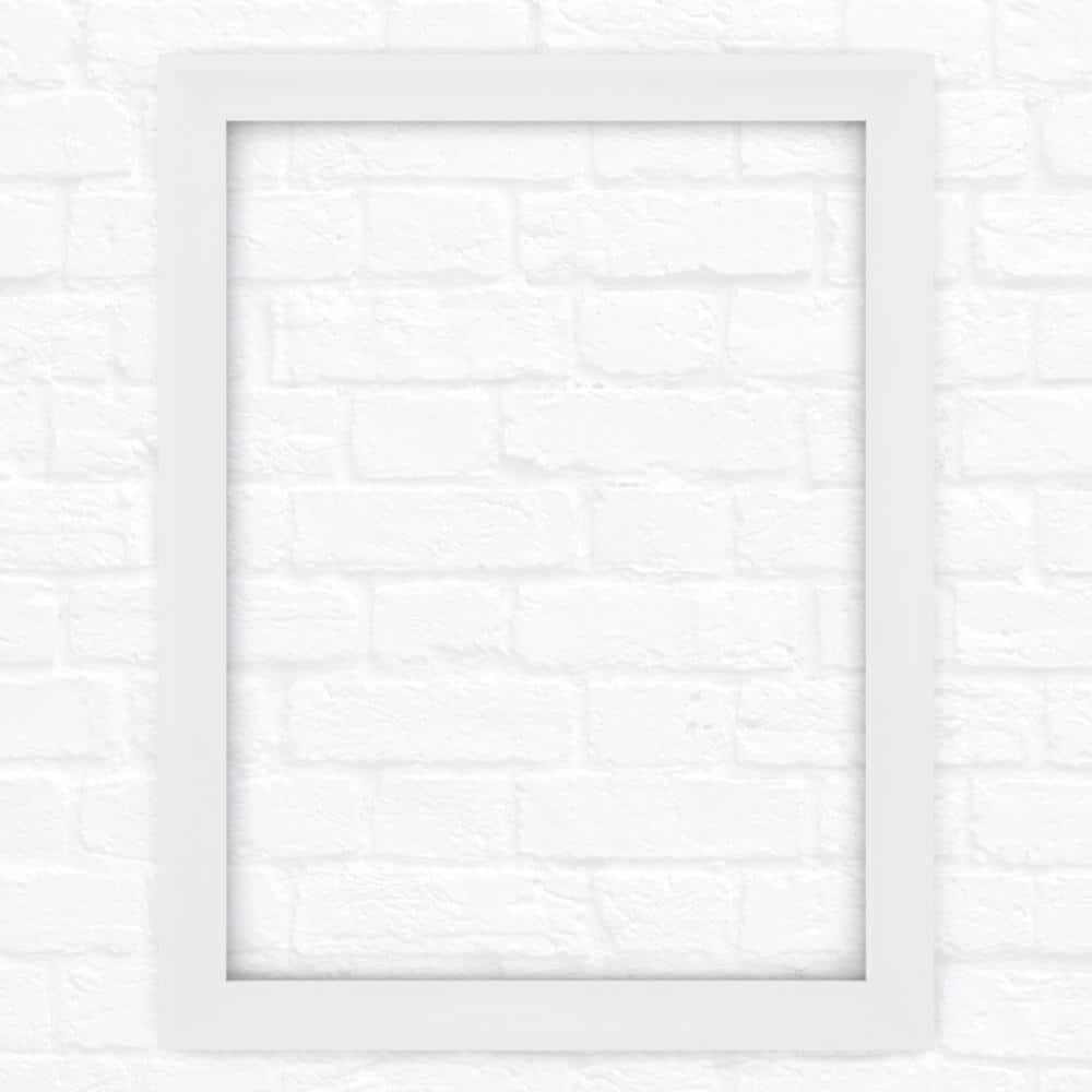 Delta 28 in. x 36 in. (M1) Rectangular Mirror Frame in Matte White ...