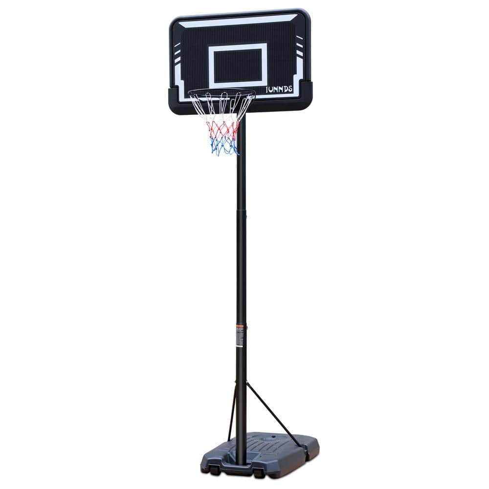 Huluwat 6.5 ft. to 10 ft. H Adjustment Portable Basketball Hoop Goal 26 ...