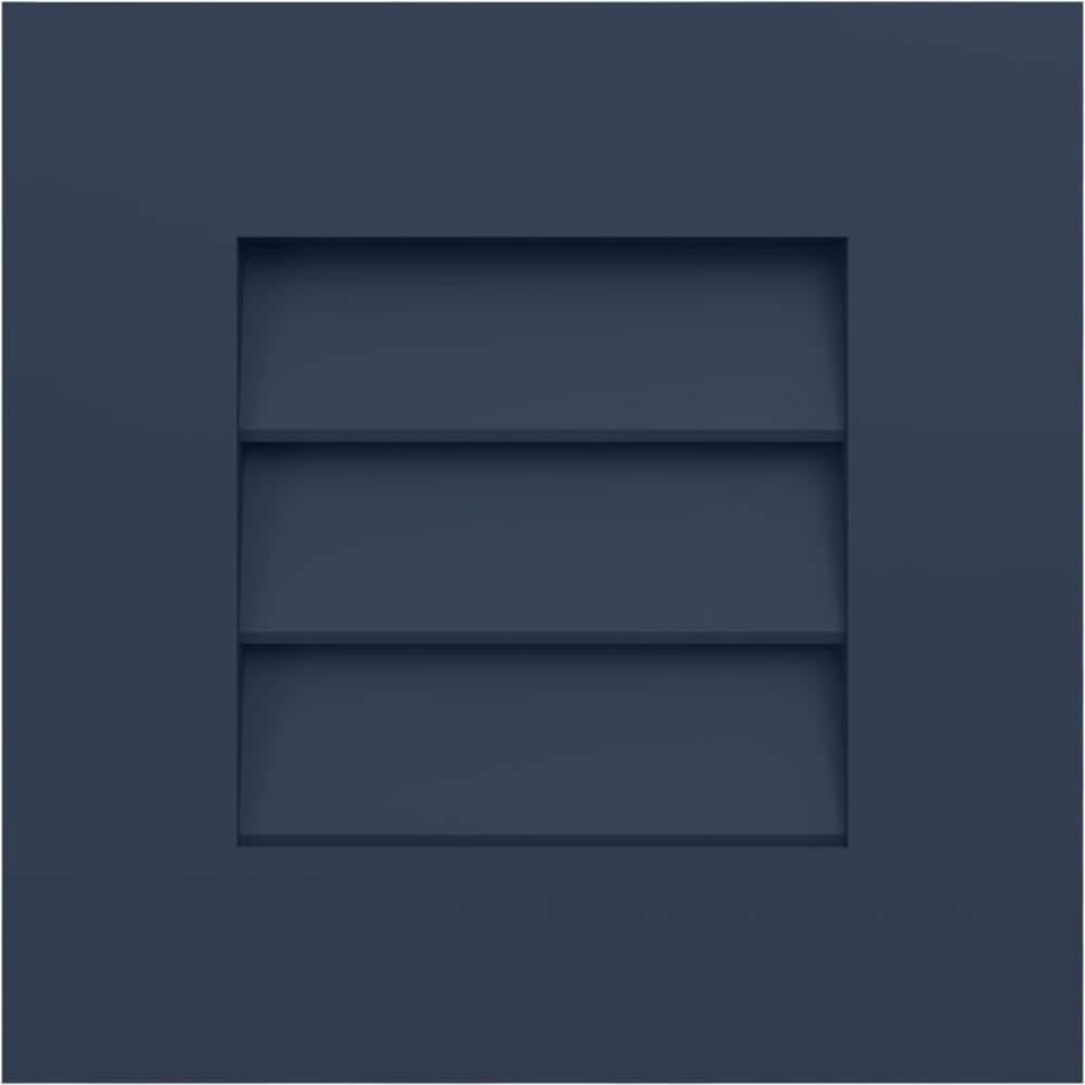 Ekena Millwork 12-in W x 12-in H True Fit PVC Louver Shutters Sample ...