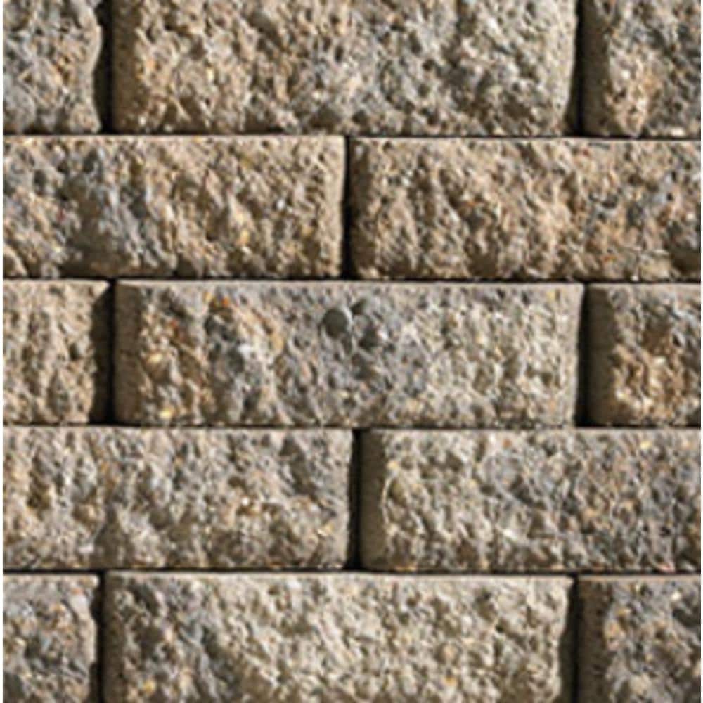 Oldcastle Carlton 3 in. x 10 in. x 6 in. Bella Blend Concrete Retaining ...