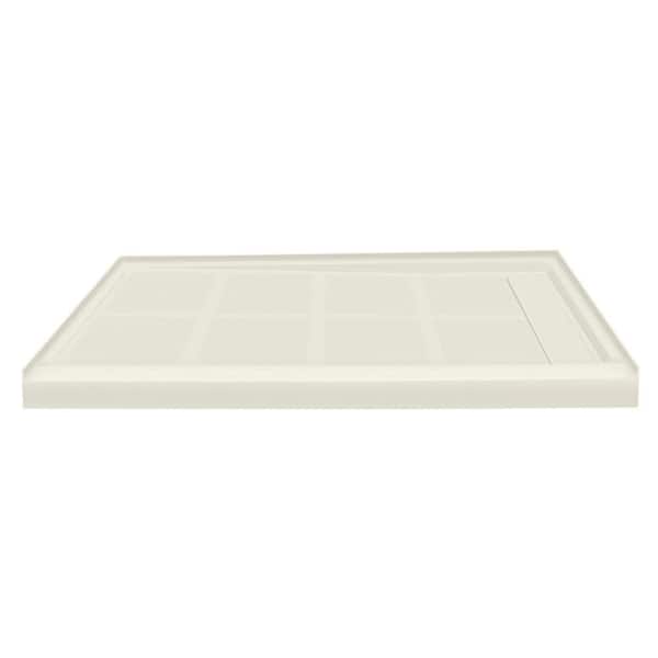 Transolid Linear 32 in. L x 60 in. W Single Threshold Alcove Shower Pan ...