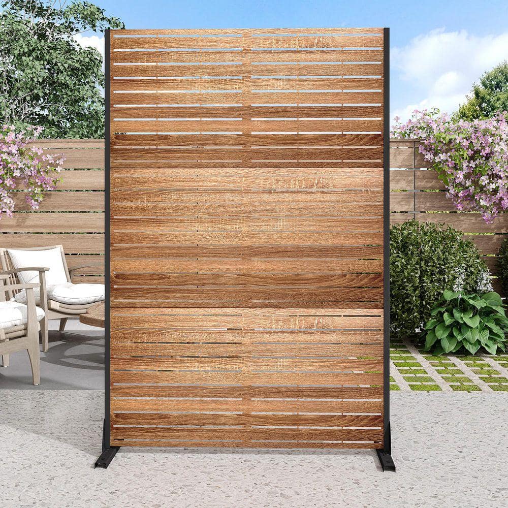 PexFix 72 in. L x 47 in. W x 16 in. H Natural Outdoor Wood Grain Metal ...