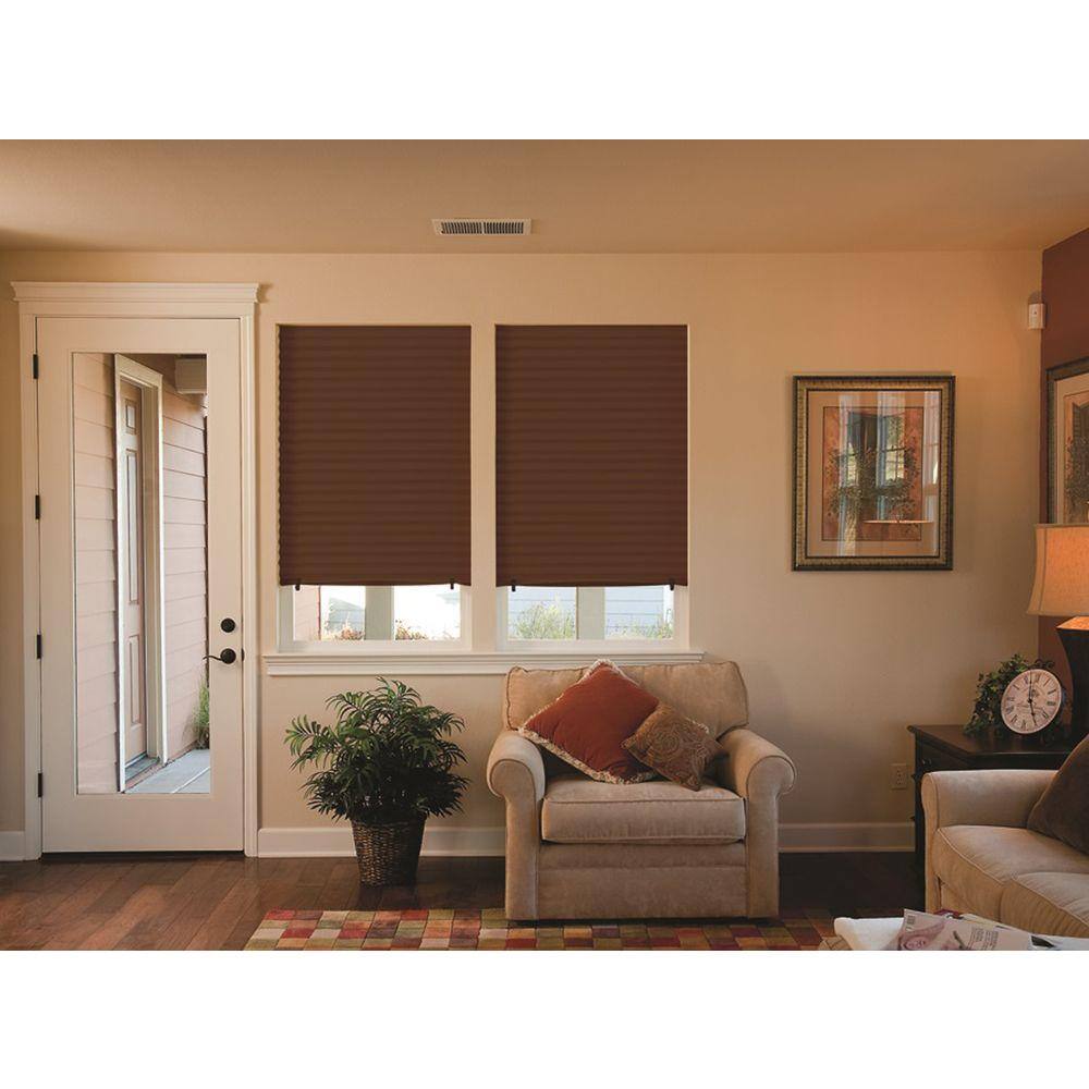 Redi Shade Chocolate Paper Room Darkening Cordless Window Shade - 36 in ...