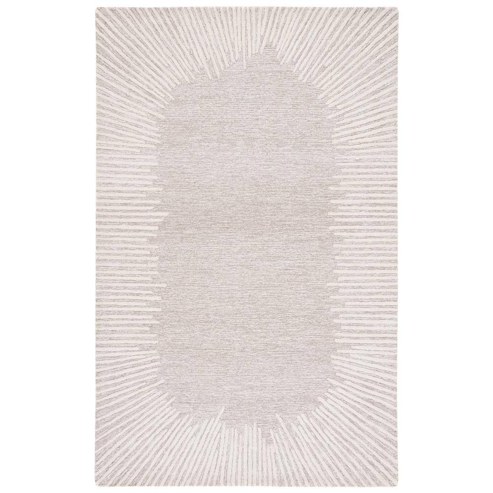 SAFAVIEH Abstract Natural/Ivory 8 ft. x 10 ft. Marle Eclectic Area Rug ...