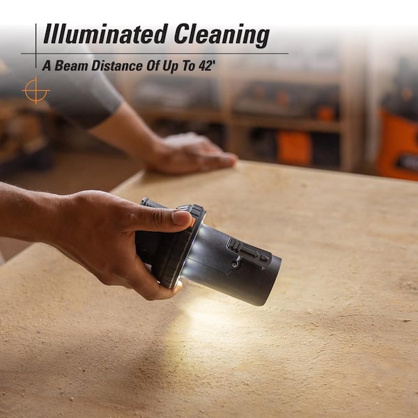 RIDGID 2-1/2 in. LED Lighted Cuff and Locking Telescoping Extension ...