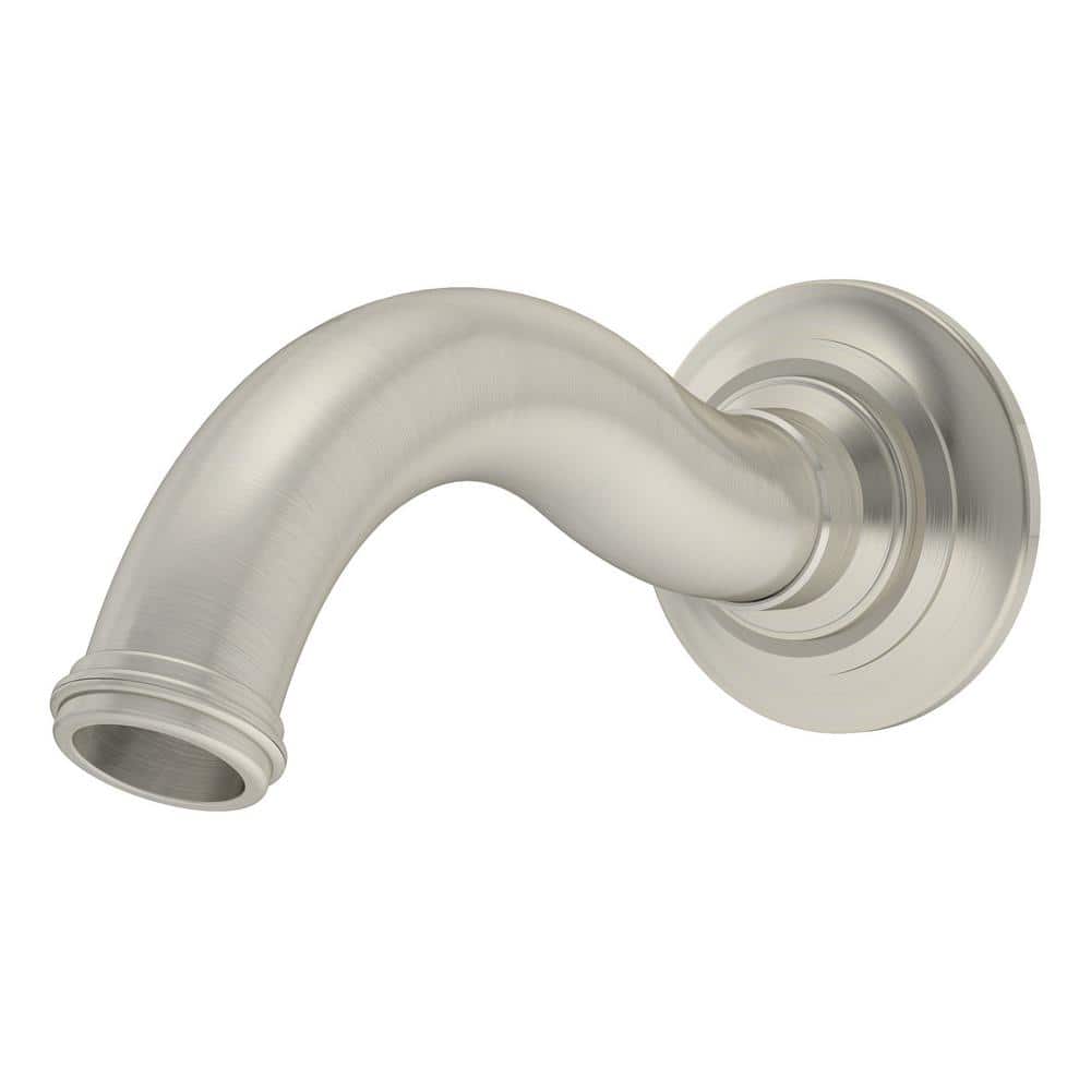 Symmons Winslet Non-Diverter Tub Spout in Satin Nickel 512TS-STN - The ...